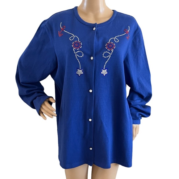 Quacker Factory | Sweaters | Vintage The Quacker Factory Embellished ...